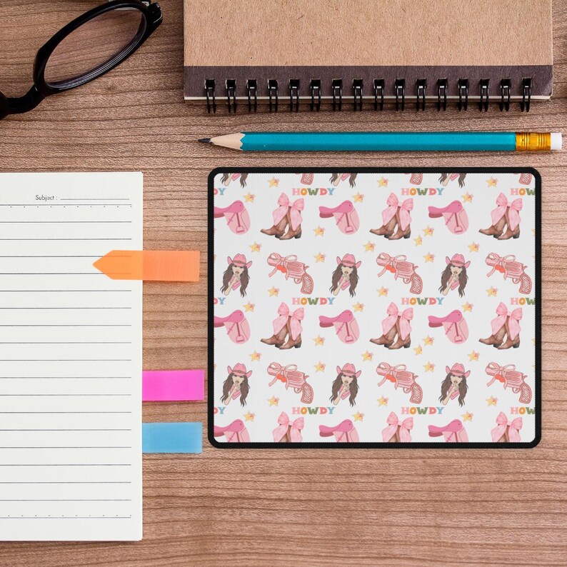 Coquette Cowgirl Gaming Mouse Pad Desk Mat Decoration, Coquette Room ...