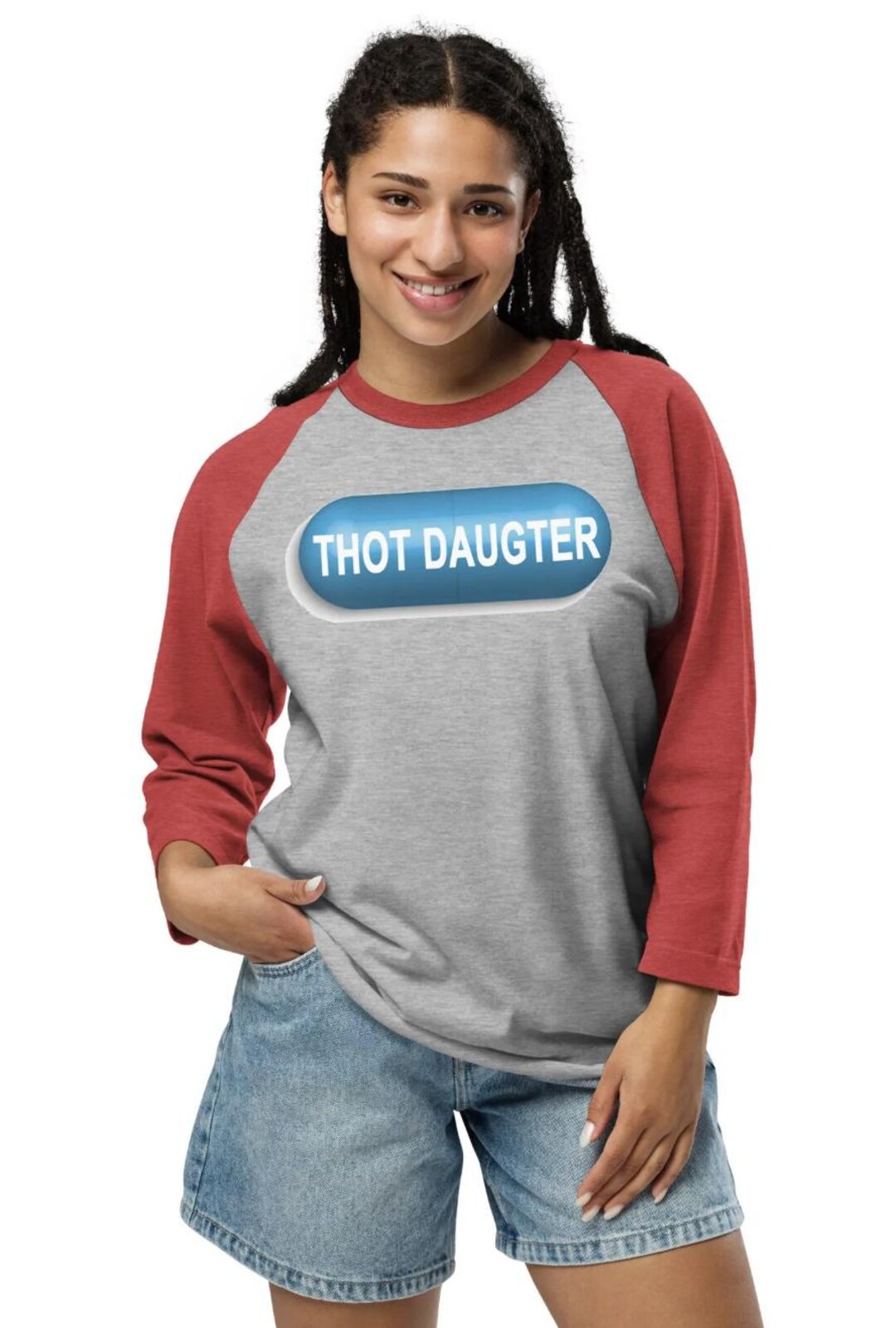 THOT Daugter Blue Pill Gay Son Daughter Unisex Bestie T-shirt Poppers ...