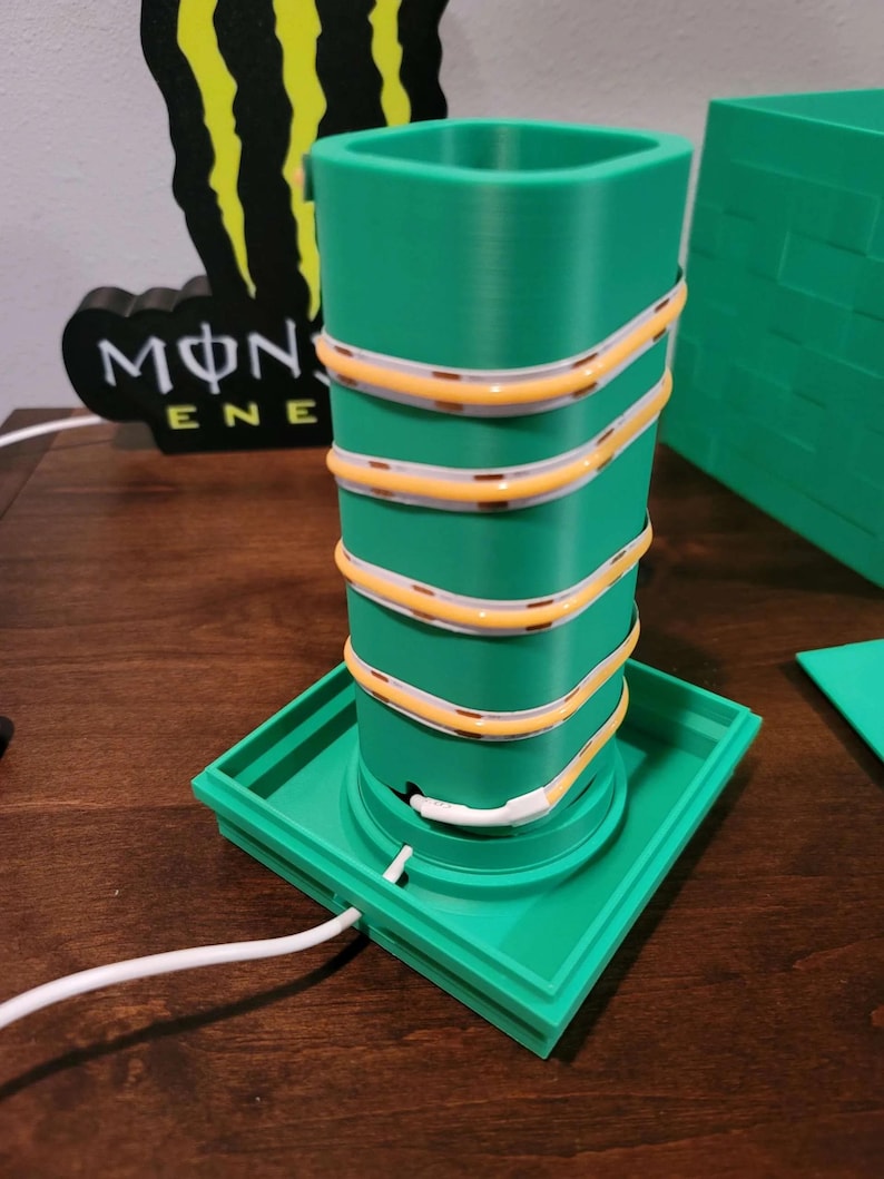Minecraft Creeper LED Light STL/3D Model - Etsy
