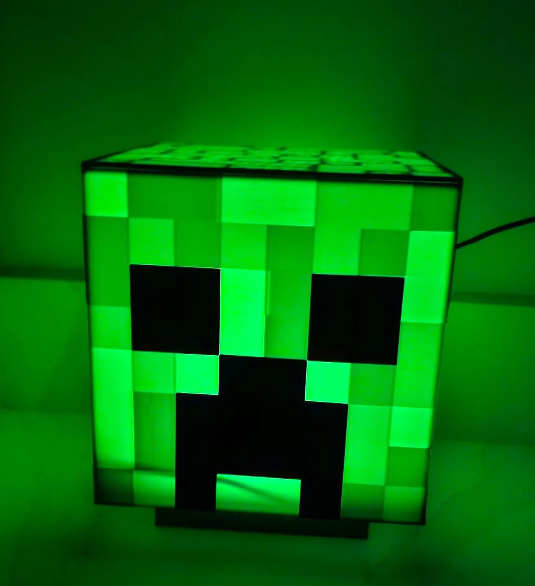 Minecraft Creeper LED Light STL/3D Model - Etsy