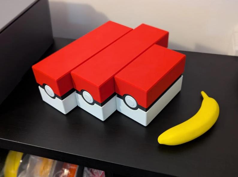 Pokemon Card Storage Box STL - Etsy