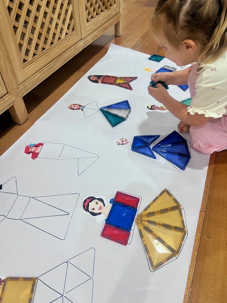 Connetix Princess Templates - Etsy