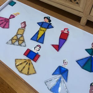 Connetix Princess Templates - Etsy