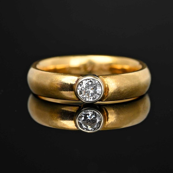 Thick Gold Band - Etsy