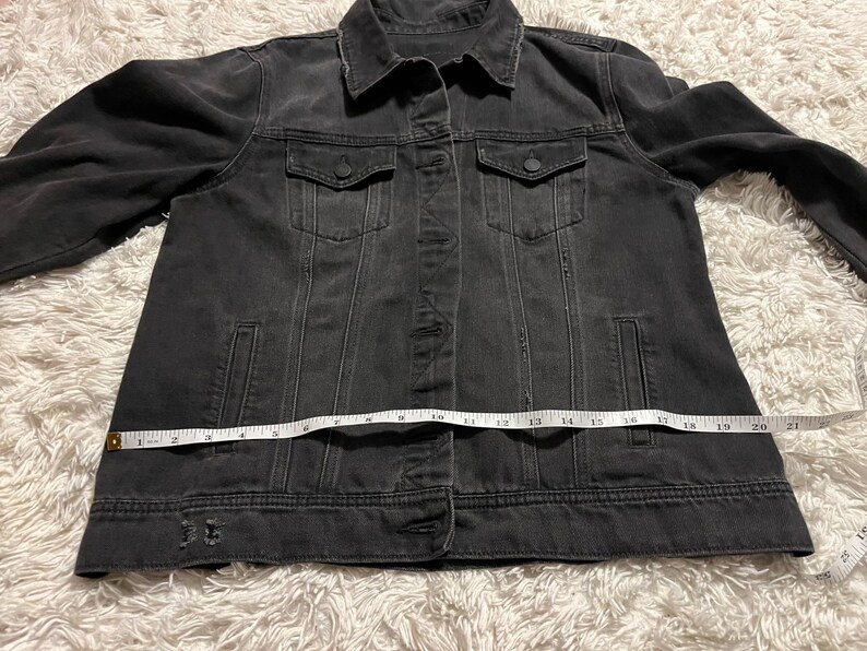 Bob Marley Up-cycled Black Denim Jacket Women's Size Large - Etsy
