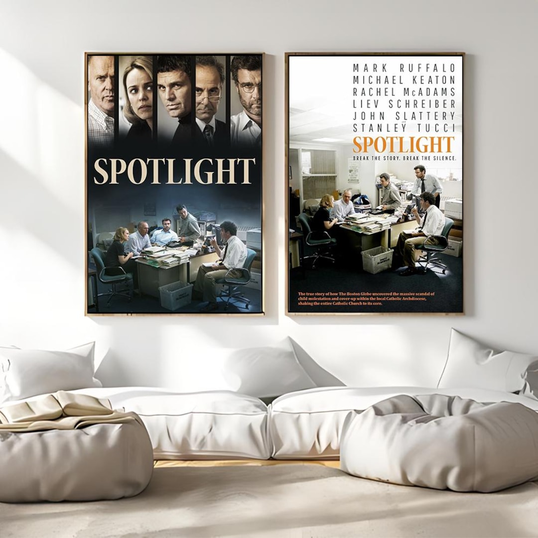 Spotlight Movie Posters, Frameless, Canvas Posters, Holiday Gifts, Room ...