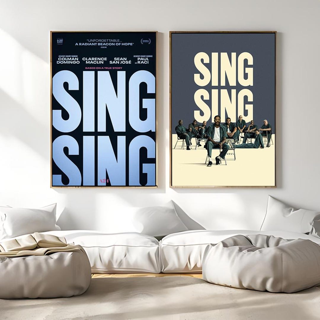 Sing Sing Movie Posters, Canvas Posters, Holiday Gifts, Home Decor ...