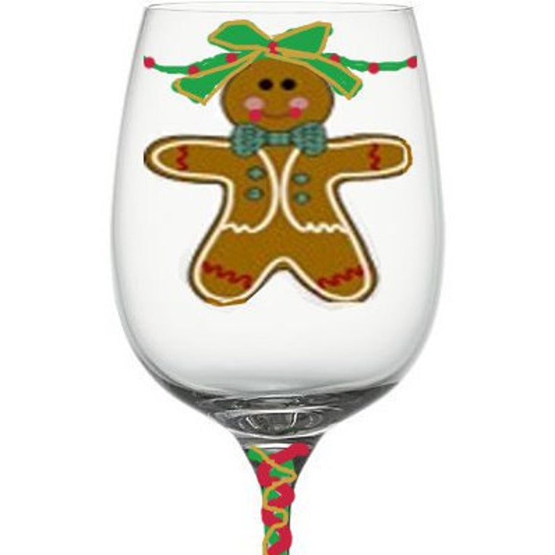 Holiday Wine Glasses - Etsy