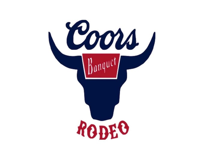 Coors Banquet Rodeo Transfer Sticker - Etsy