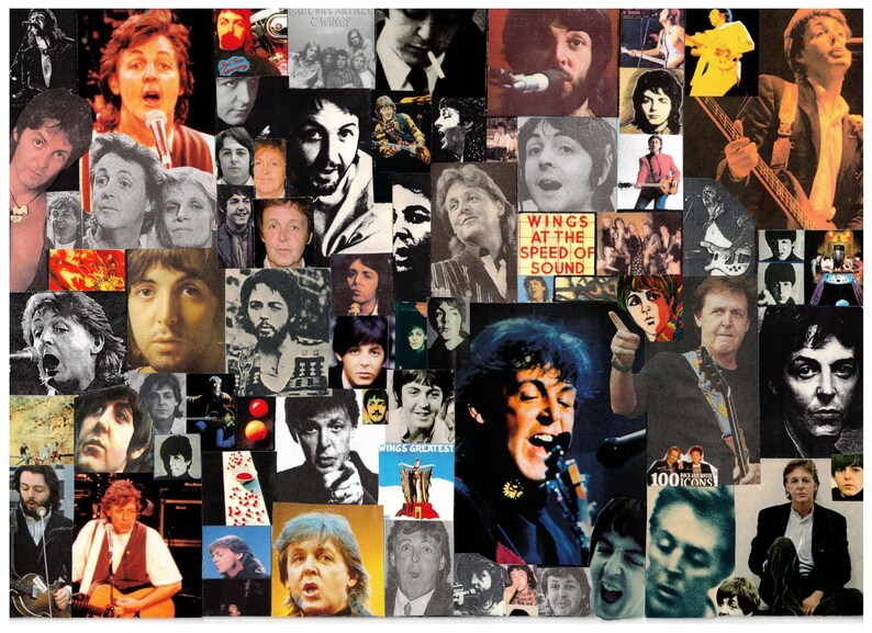 Rock Sheets Dina3 Collages on Photographic Paper - Etsy