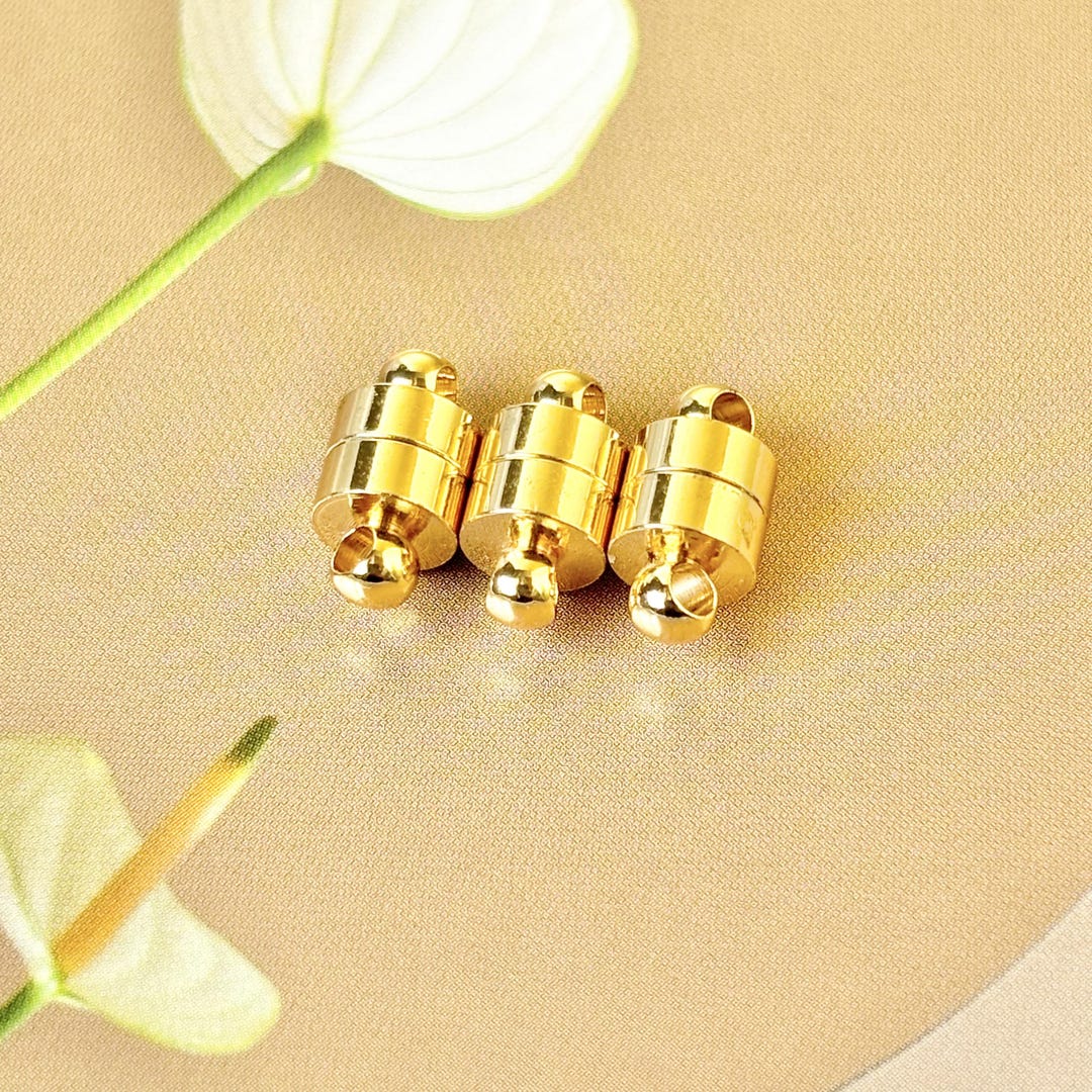 Gold Magnetic Slider Clasp: DIY Jewelry Supplies - Etsy
