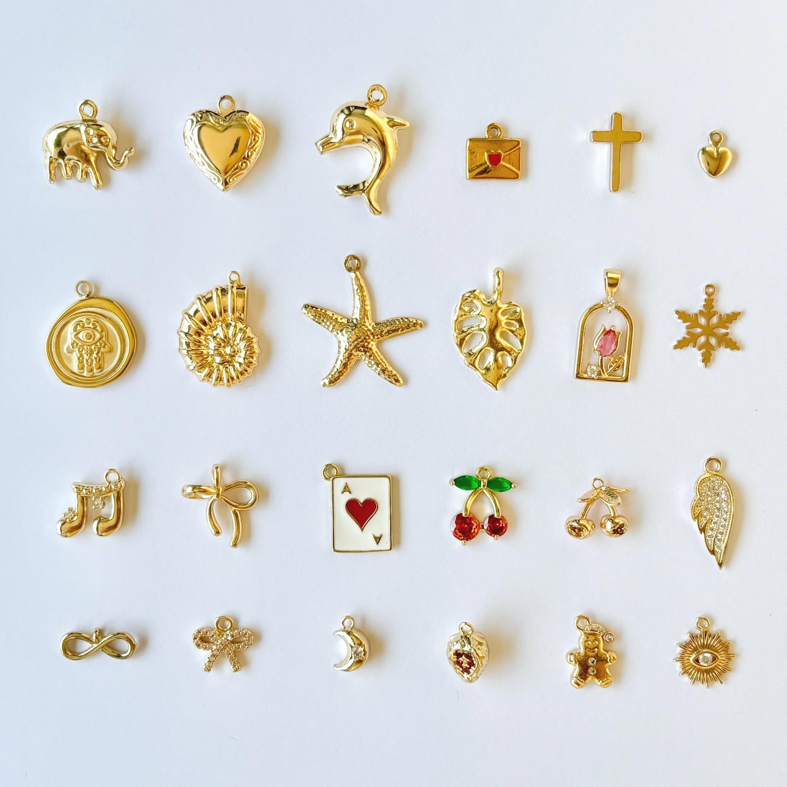 Gold Pendant, Journal Charms, Add on Charm, Gold Charm, Gold Charms for ...