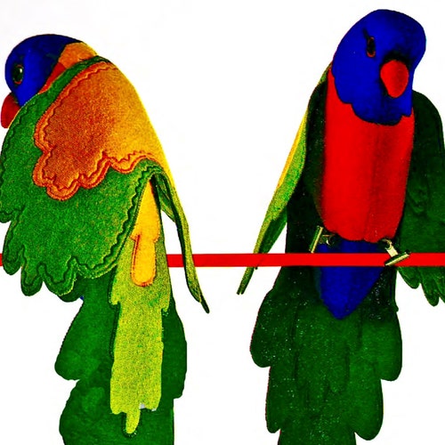 Parrot: Digital Sewing Pattern. Colorful Bird Pattern. - Etsy