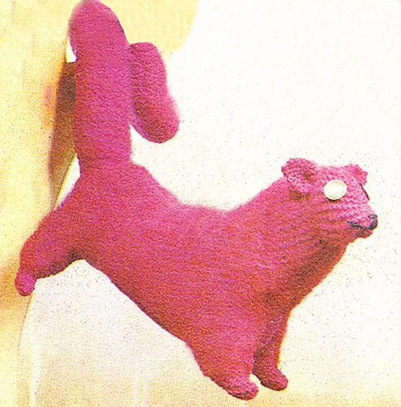 Knitted Possum PDF Knitting Pattern Australian Possum | Etsy
