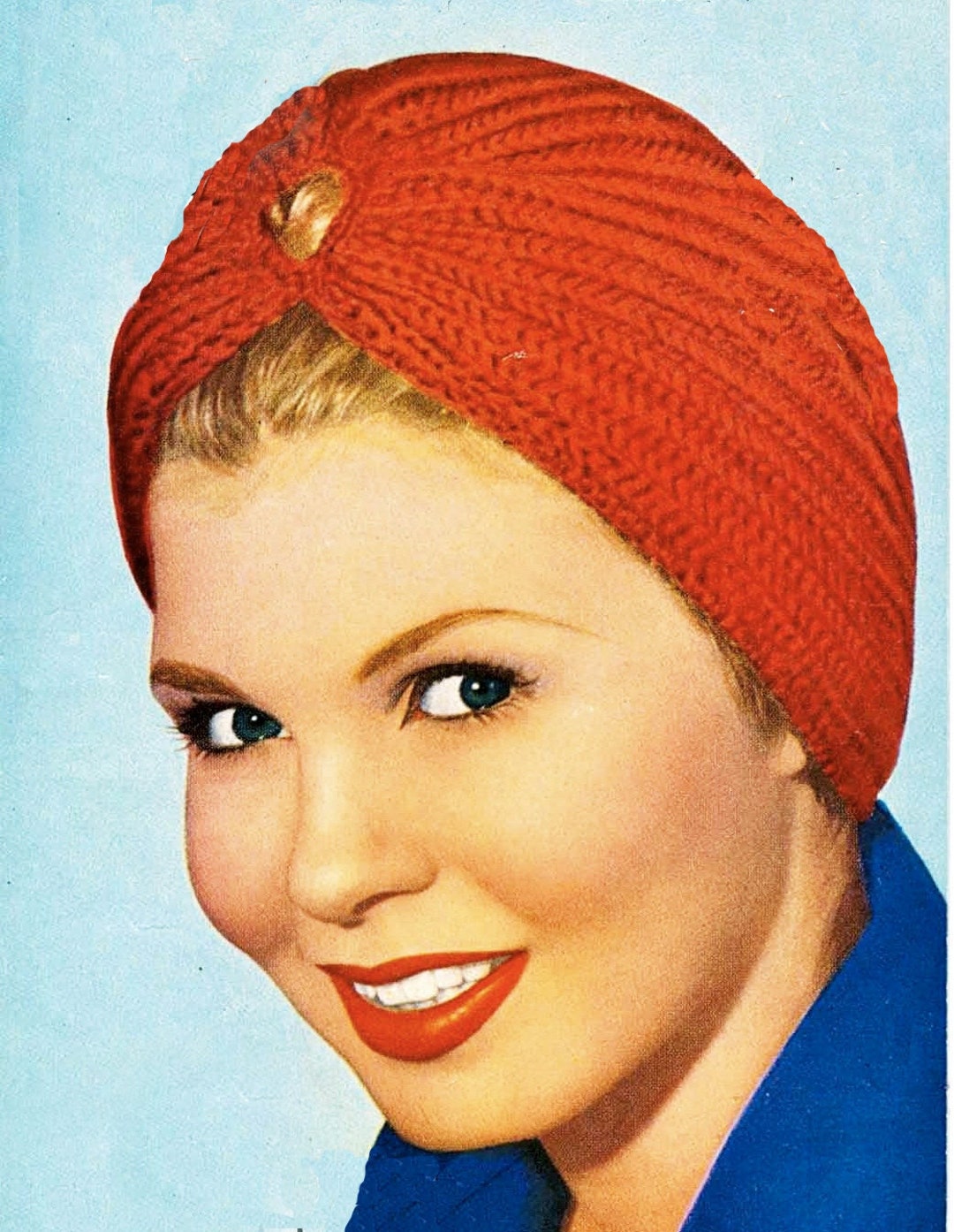 Knitted Turban - Digital Knitting Pattern - Etsy