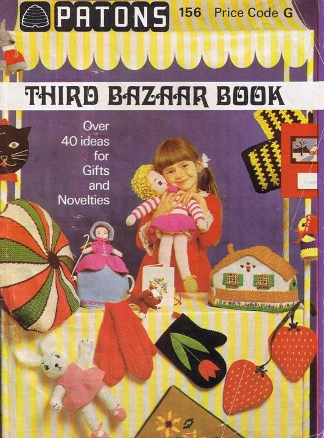 Patons Third Bazaar Book. Vintage Knitted and Crocheted Gifts and Toys ...