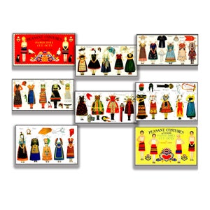 Vintage Paper Dolls_peasant Costumes of Europe_rachel Taft Dixon_pdf ...
