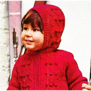 Junior Aran. Paton and Baldwin's Knitting Pattern Book. No.159. 12 Aran ...