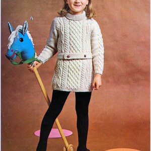 Junior Aran. Paton and Baldwin's Knitting Pattern Book. No.159. 12 Aran ...