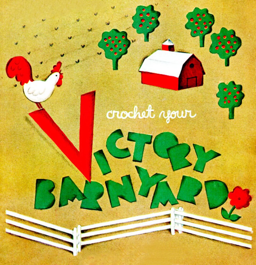 Victory Barnyard Pattern Book- Farm Animals -crocheted Horse-crocheted ...