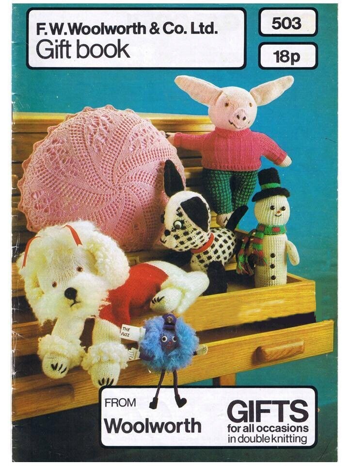 Woolworths Gift Book. Vintage Knitted Gifts and Toys. Digital - Etsy