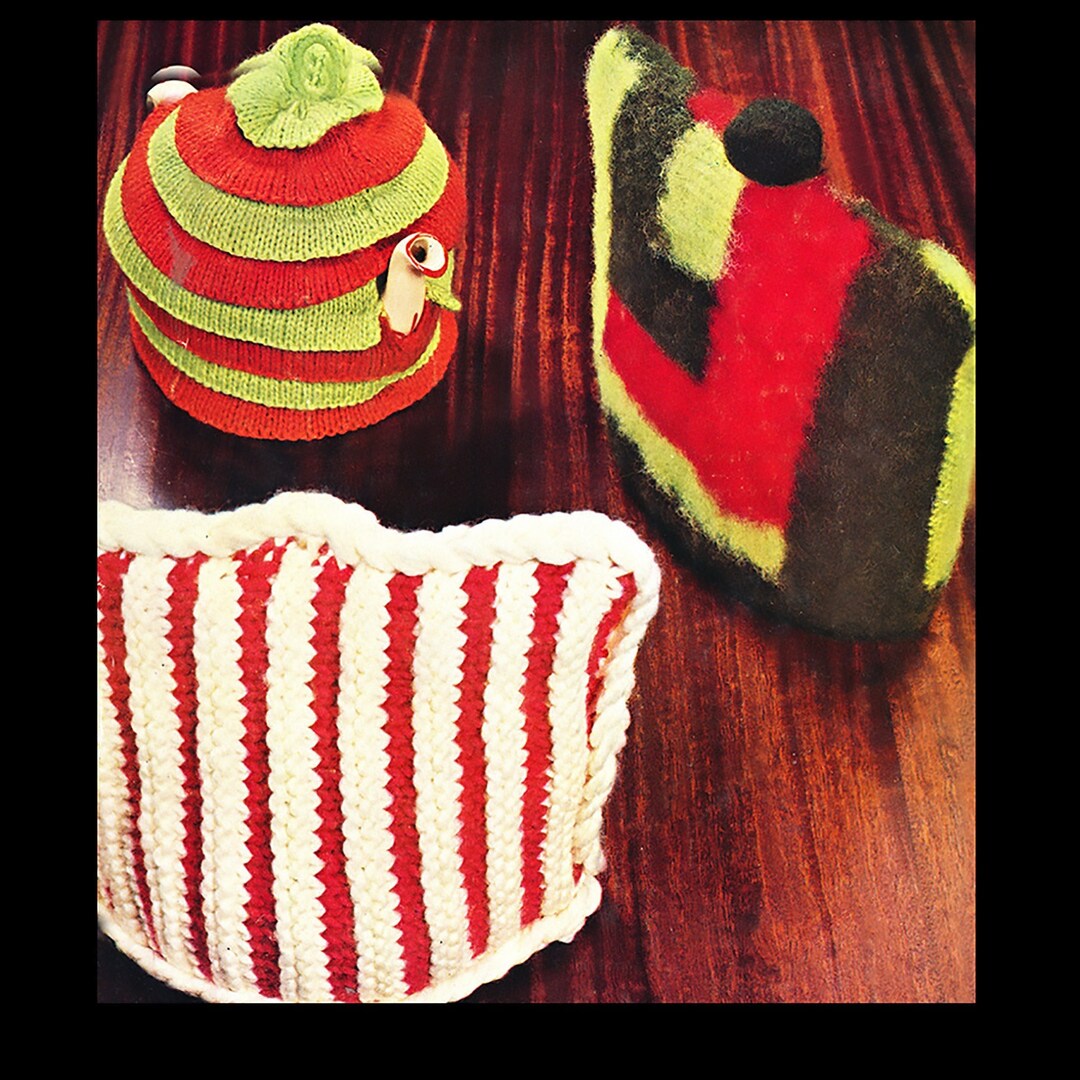 Lee Target Vintage Tea Cosy Knitting Pattern. Nbr. 6309. Double ...