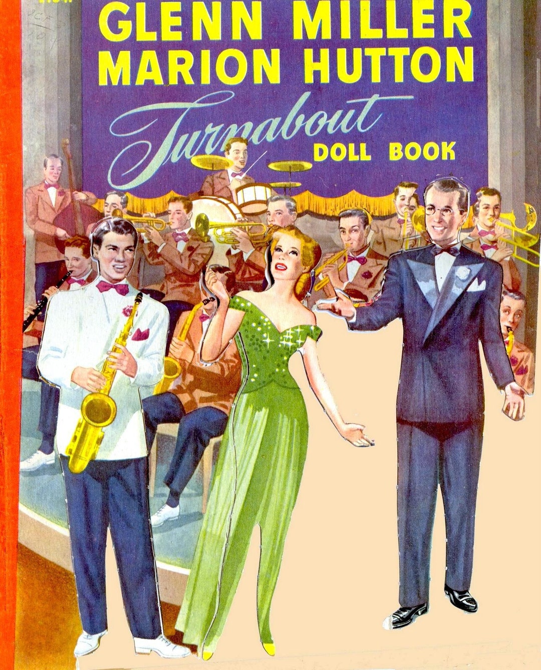 Glenn Miller and Marion Hutton, Turnabout Paper Doll Book, 1942, 18 ...