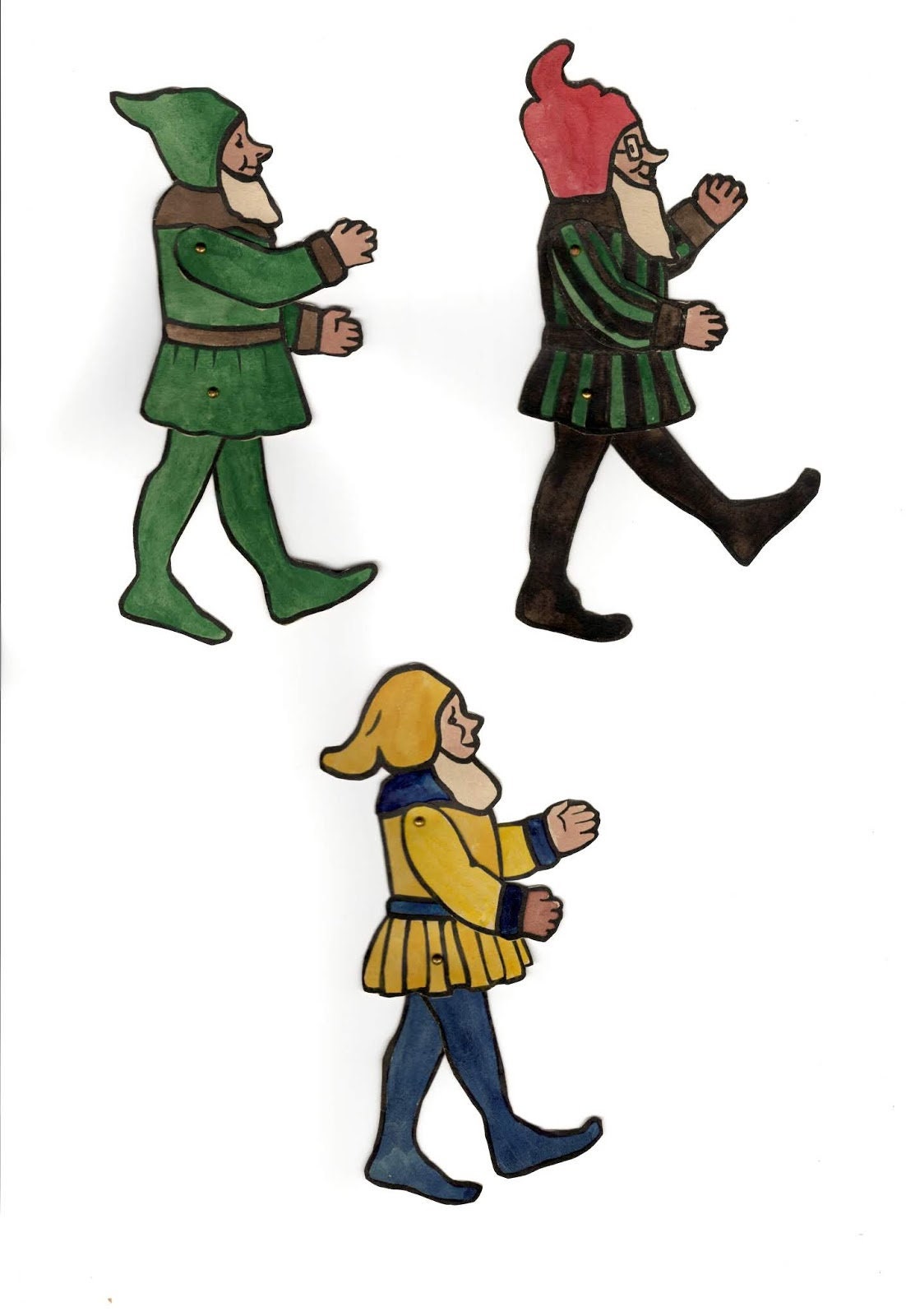 Fairy Tale Cut-outs Set. Vintage Paper Toy. Easy to Make. Story Telling ...