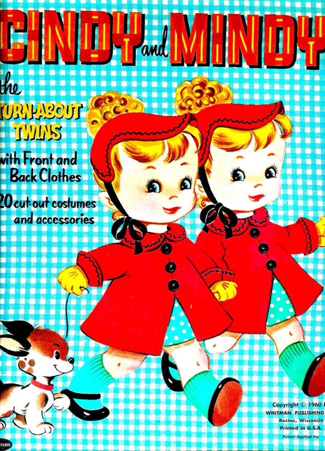 Cindy and Mindy Paper Dolls - Cute Outfits for the Turnabout Twins -18 ...