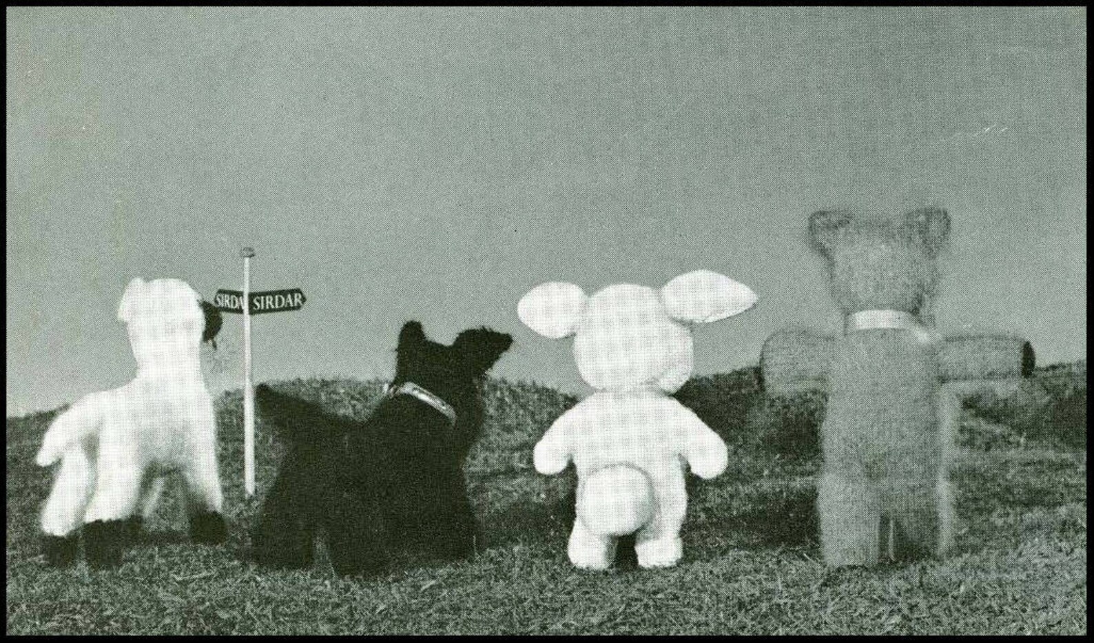 Knitted Lamb Scotty Dog Teddy Bear and Baby Bunting Doll - Etsy