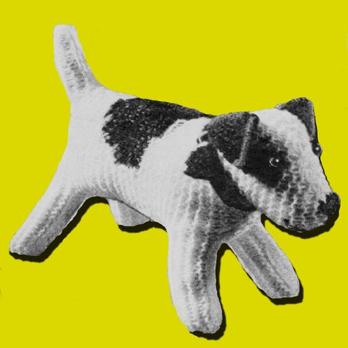 Terry the Terrier Bestway Knitted Toys. Vintage. Knitted Toy. - Etsy