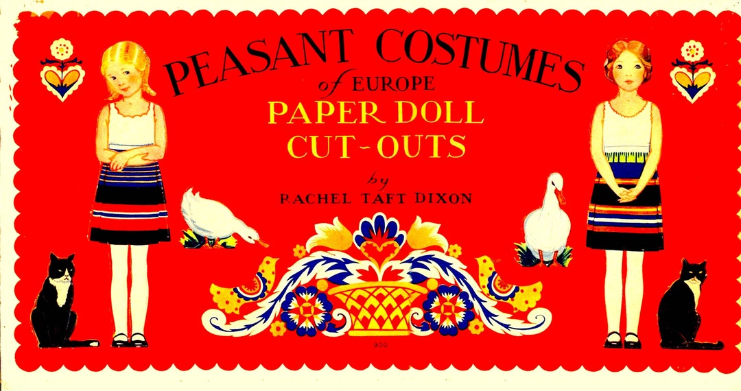 Vintage Paper Dolls_peasant Costumes of Europe_rachel Taft Dixon_pdf ...