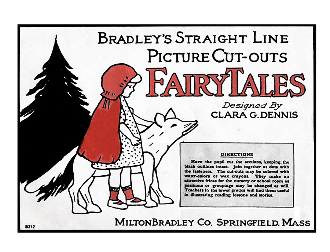 Fairy Tale Cut-outs Set. Vintage Paper Toy. Easy to Make. Story Telling ...