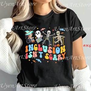 Inclusion Isn't Scary Png, Inclusion Awareness Poster Png, Halloween ...