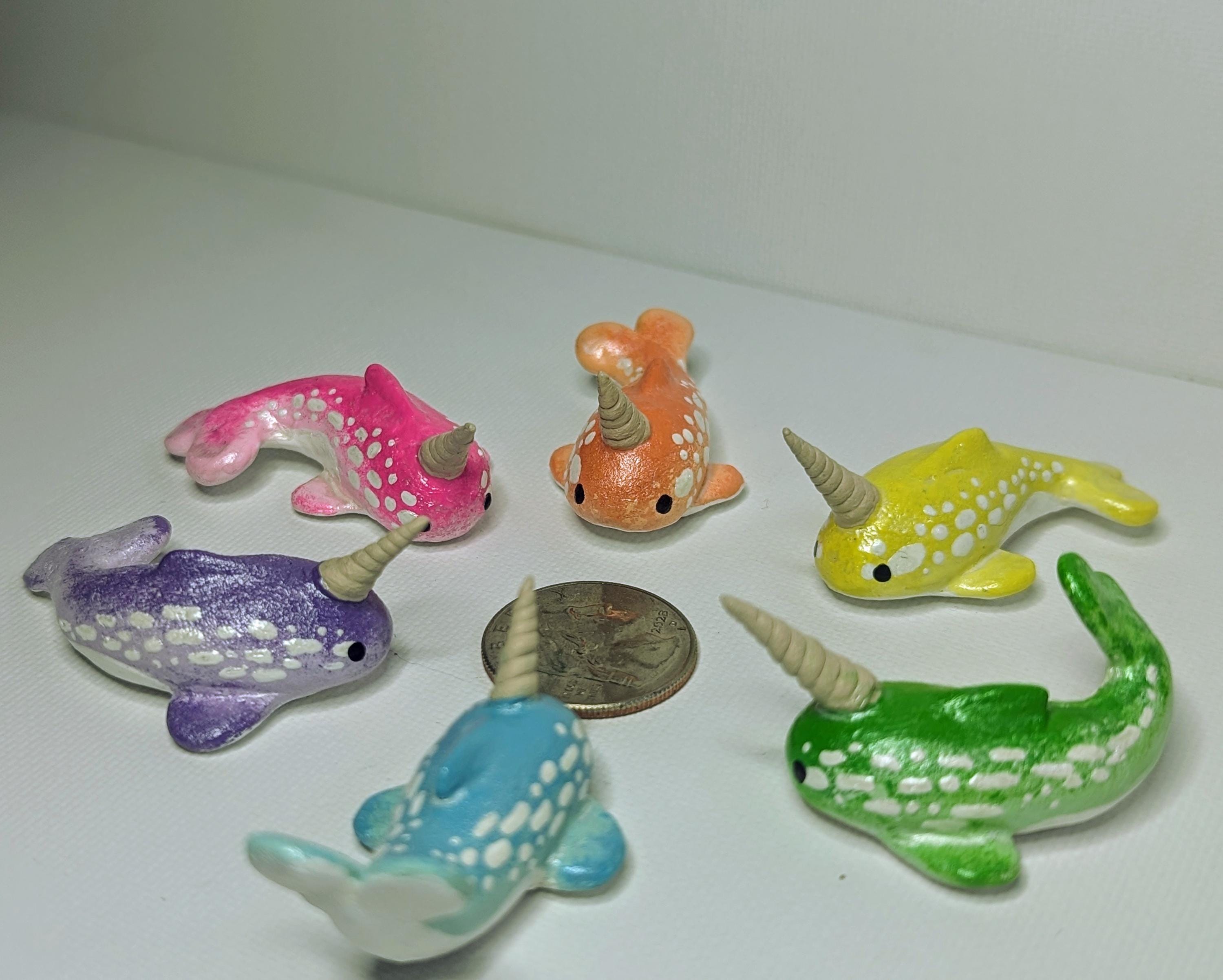 Adorable Narwal Polymer Clay Desk Buddies - Etsy