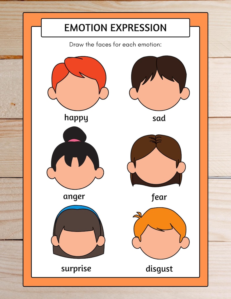 Social Emotional Learning Worksheet - Etsy