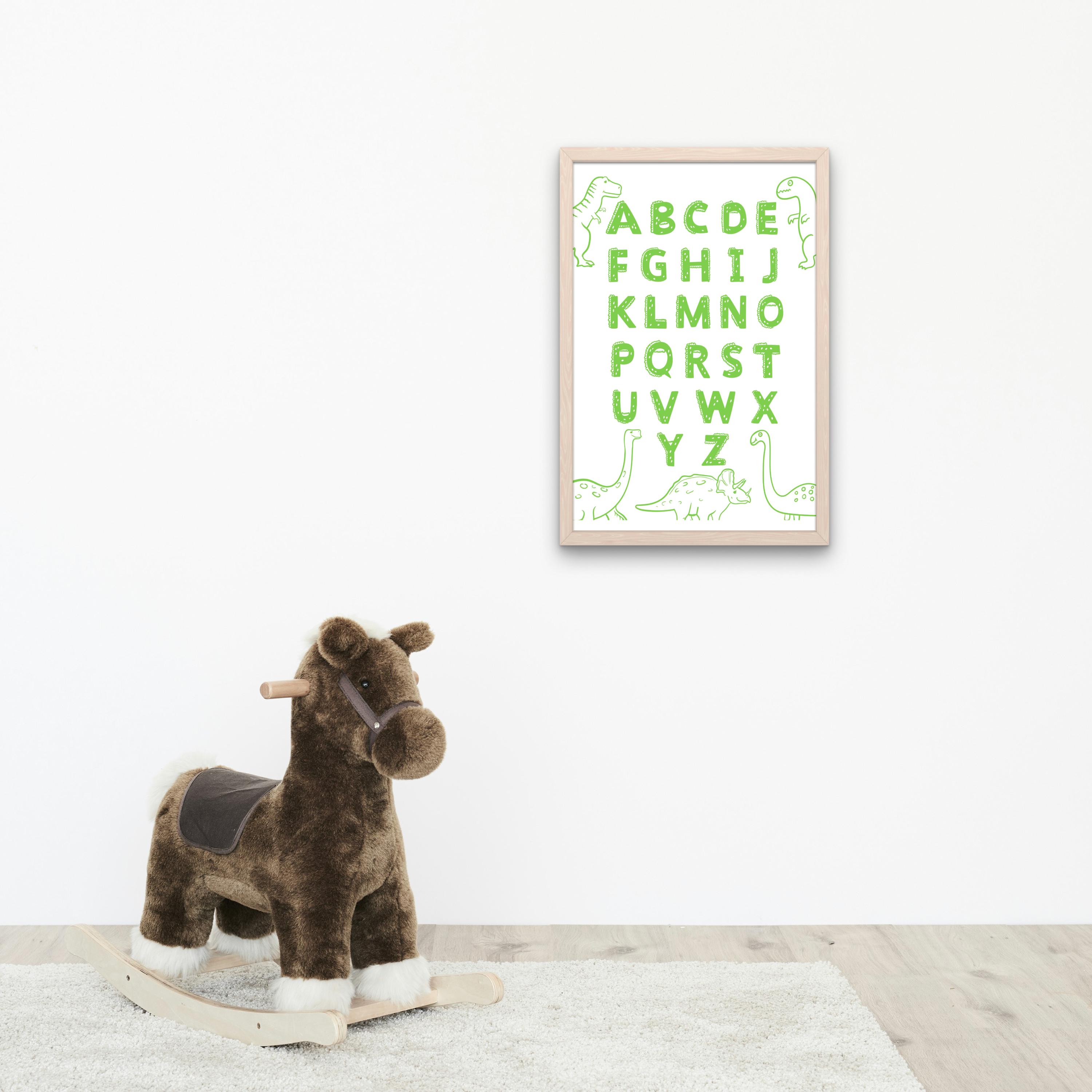 Dino Alphabet Poster - Etsy
