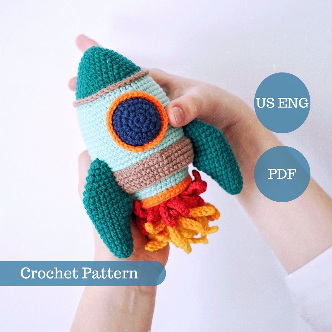 Rocket Crochet Pattern - Fun Space Amigurumi - PDF - Etsy