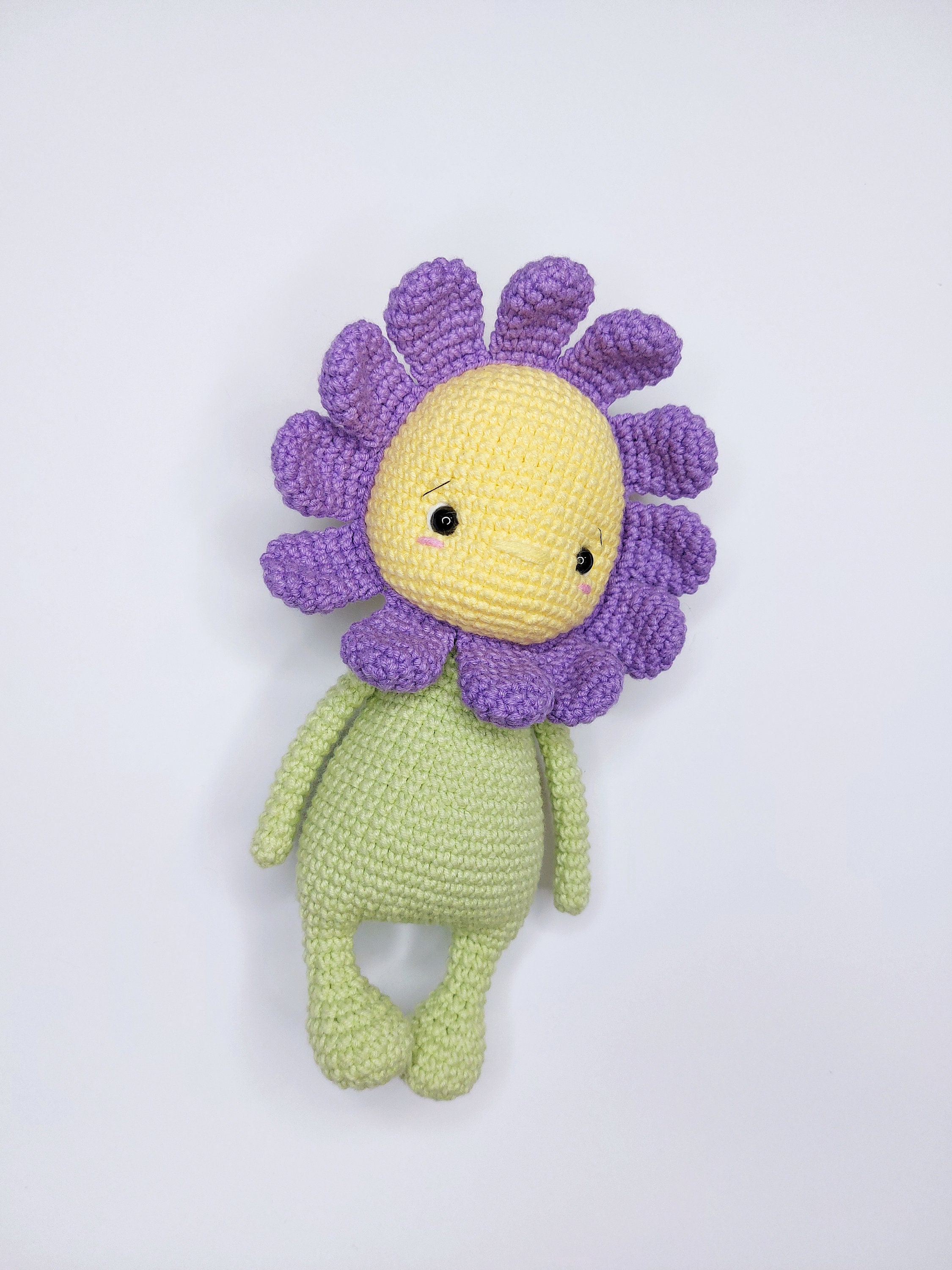 Adorable Crochet Flower Doll Pattern Cute Amigurumi PDF - Etsy