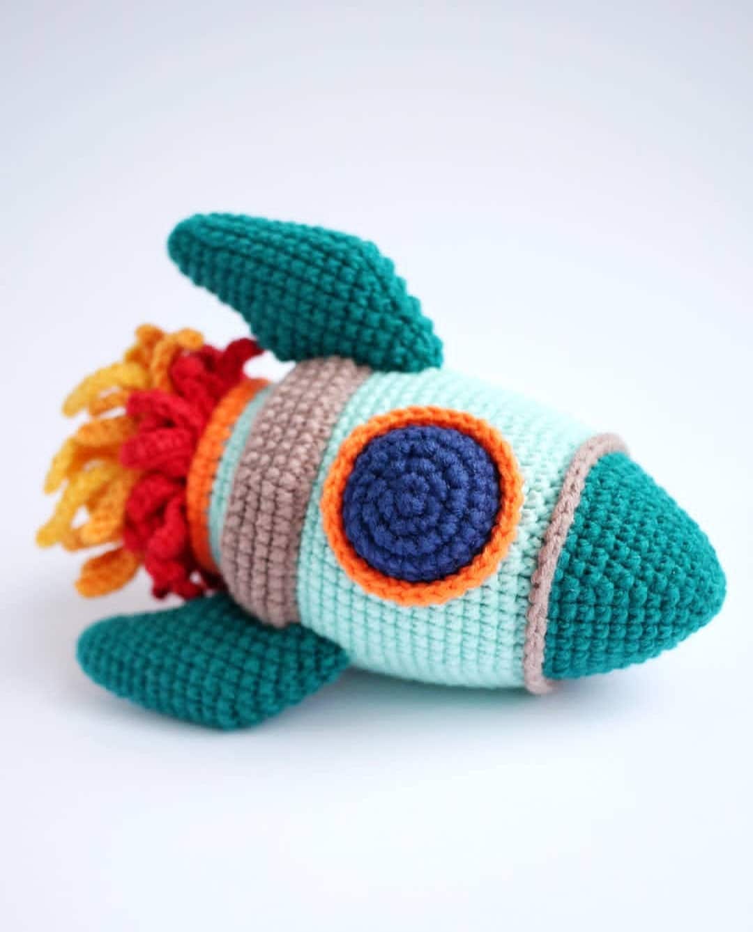 Rocket Crochet Pattern Fun Space Amigurumi PDF - Etsy