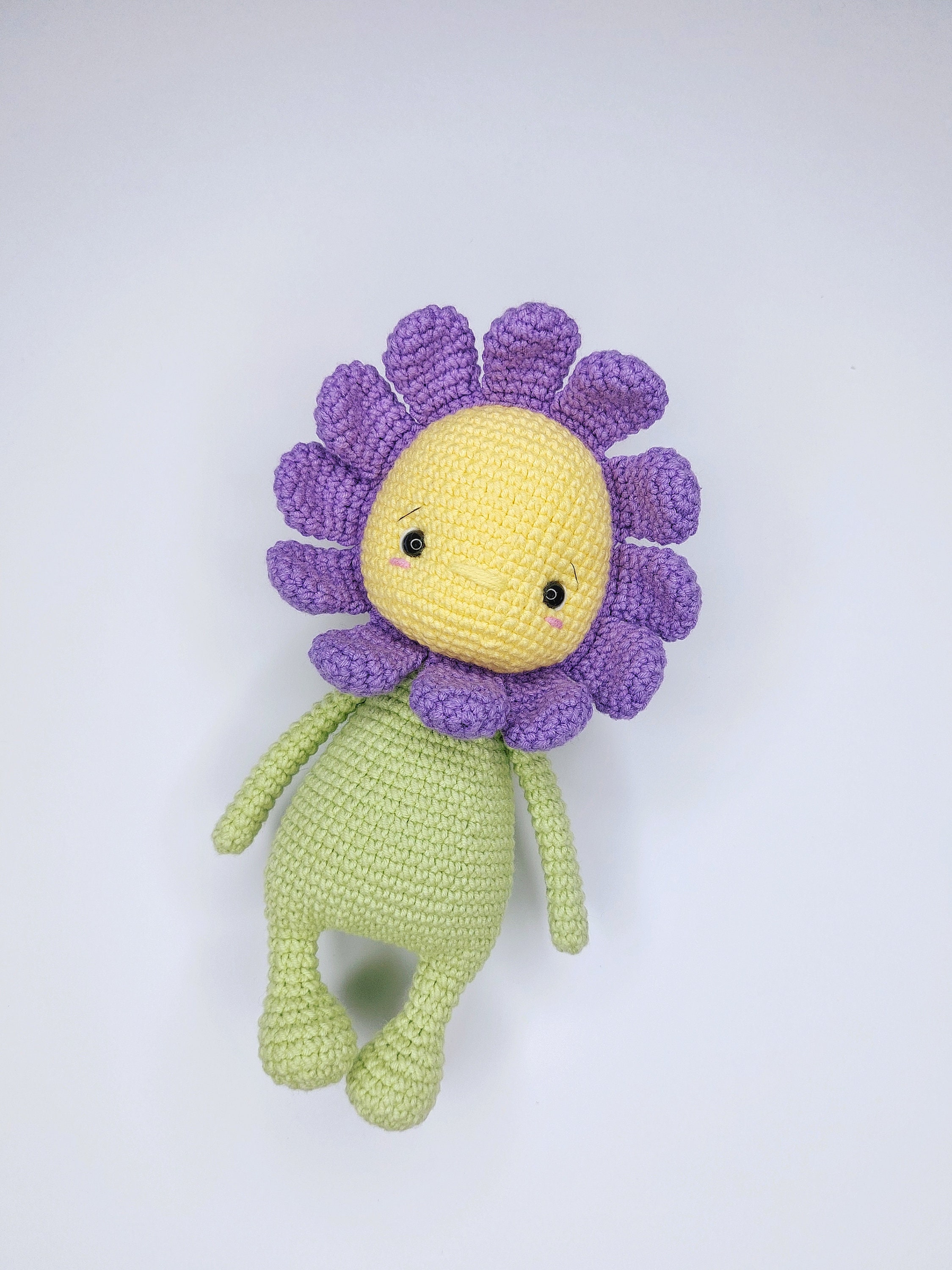 Adorable Crochet Flower Doll Pattern Cute Amigurumi PDF - Etsy