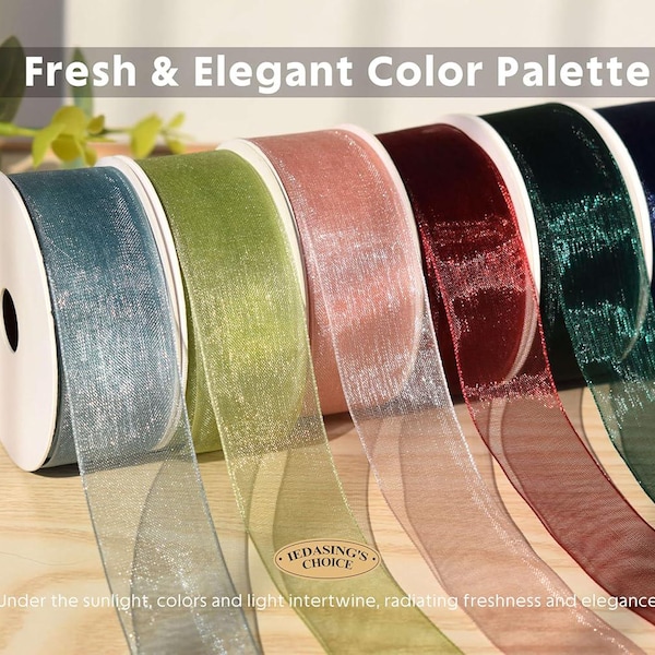 Sheer Organza Ribbon - Etsy