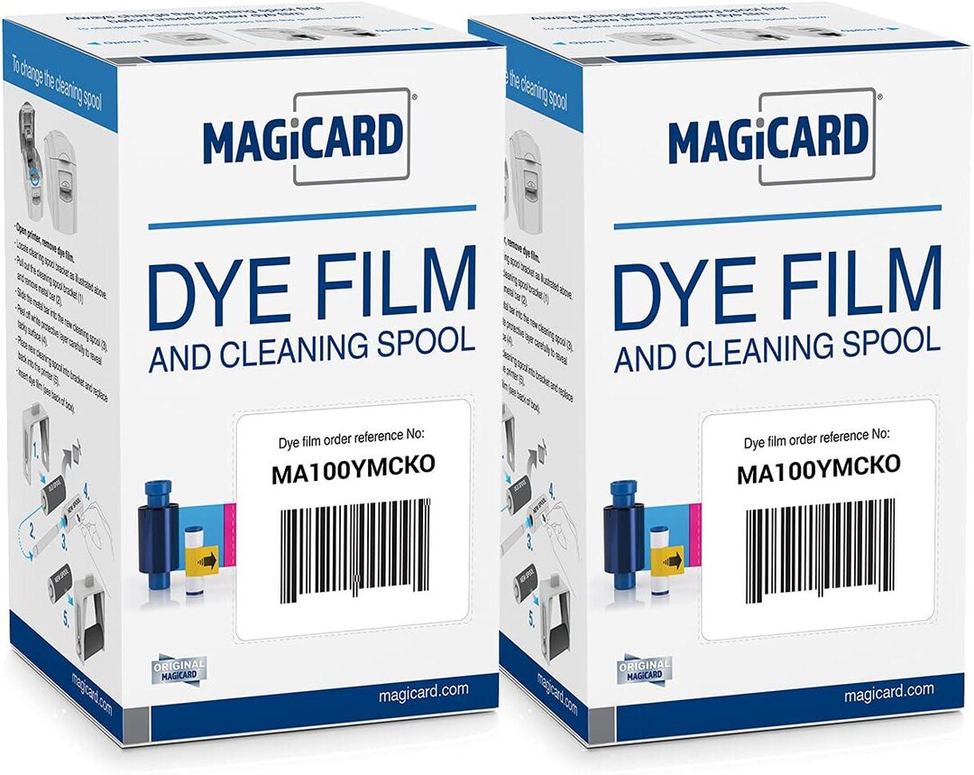 Bodno 2 X Magicard MA100YMCKO Color Ribbon - YMCKO - 100 Prints Software Demo - Etsy