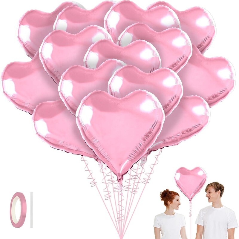 Metallic Heart Balloons - Etsy