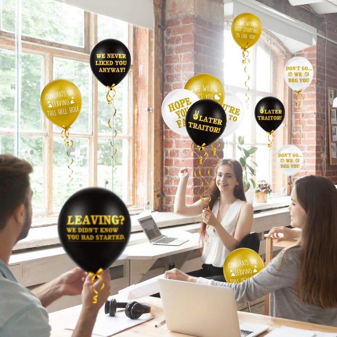 45 Pcs 12 Inch Coworker Going Away We Will Miss You Farewell Balloon ...