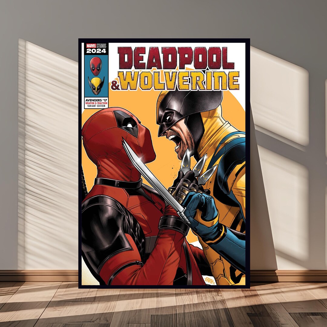 Deadpool & Wolverine Movie Poster,room Decor,wall Art,home Decor ...