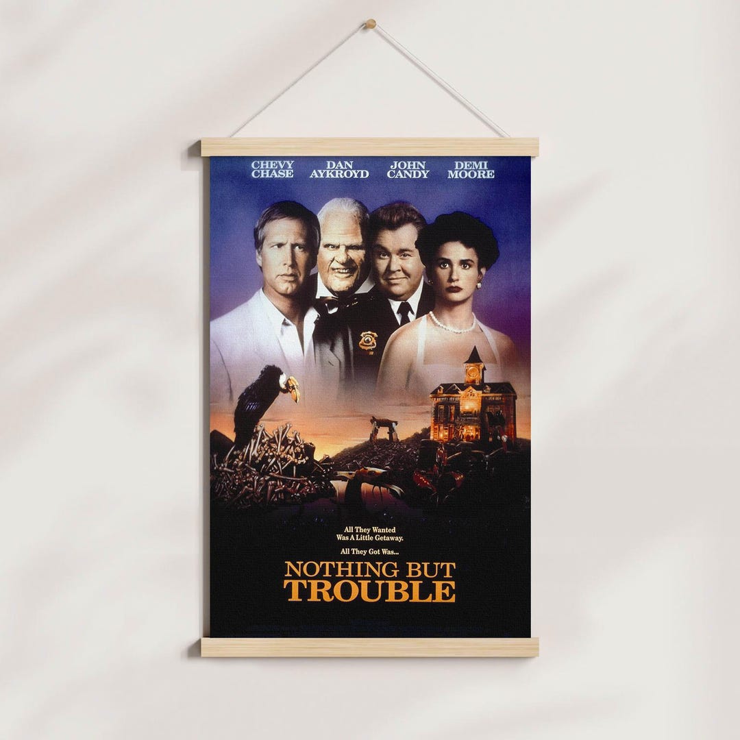 Nothing but Trouble Movie Posters Canvas Prints Hanging Scroll Painting ...