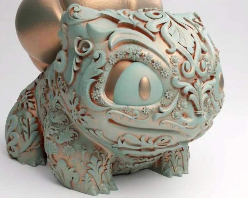 3d Printed Fancy Bulbasaur - Etsy