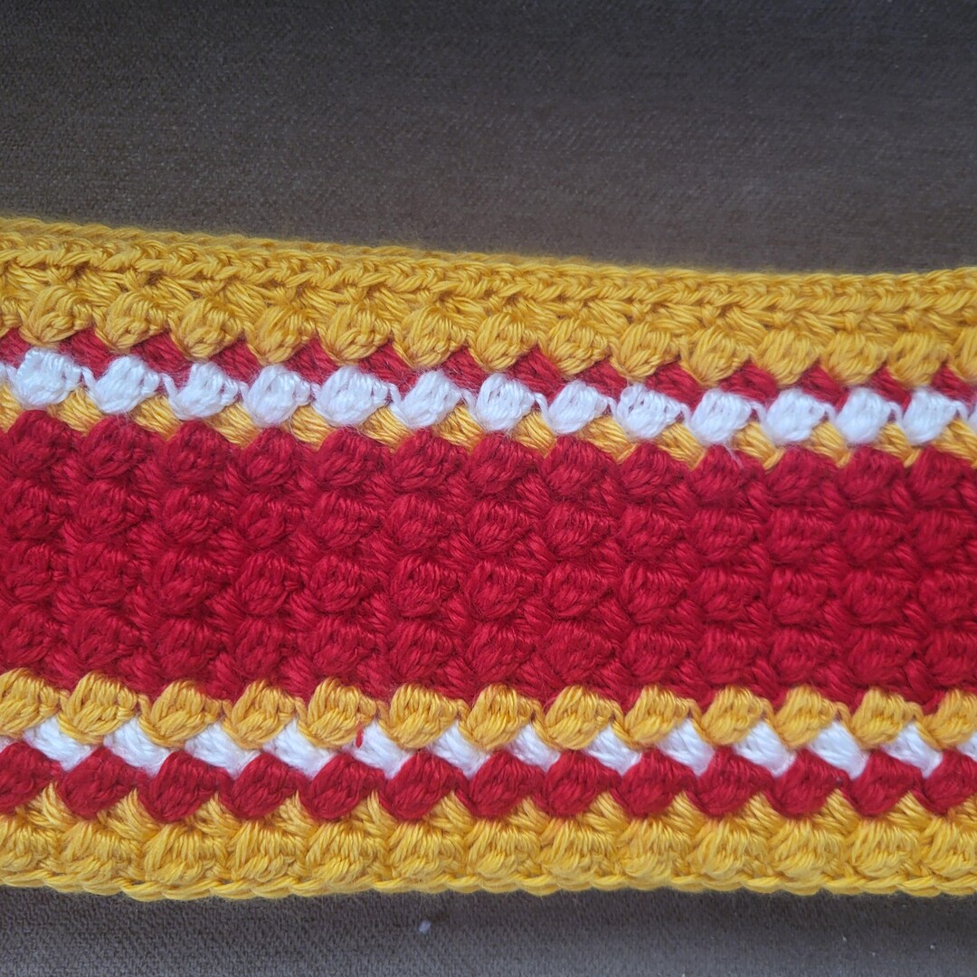 Kansas City Chiefs Handmade Scarf Made With a Very Soft and Warm Yarn ...