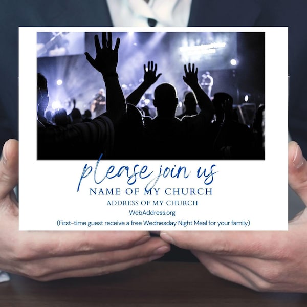 Church Invite Cards - Etsy